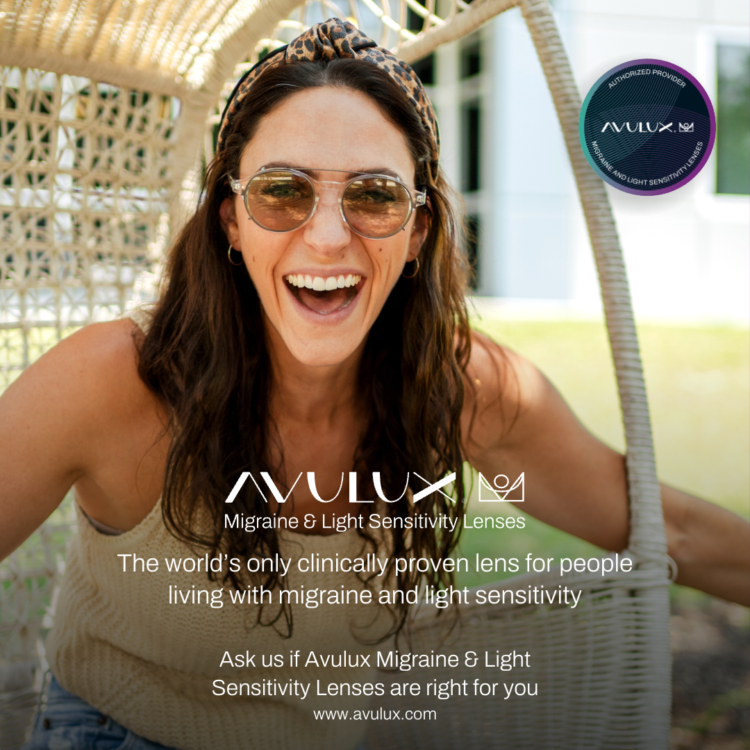 Avulux Migraine and Light Sensitivity Lenses | Eyesights